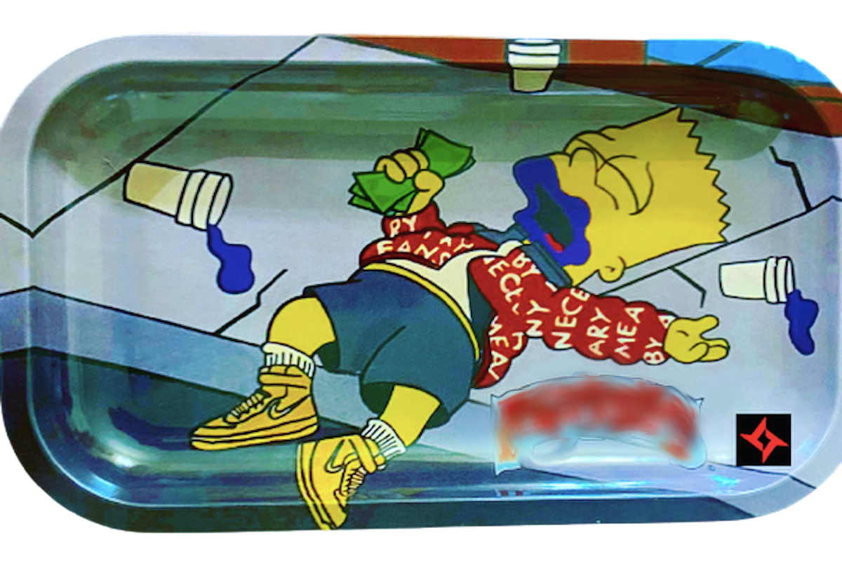 Bart Passed Out Toon Tray – TrayToonz